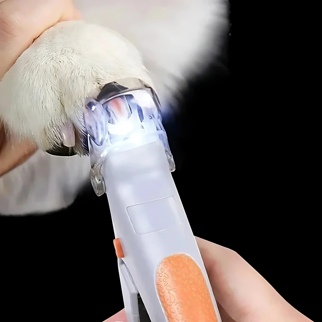 LED Pet Nail Clipper with Light & Magnifier – CalmlyPaws™